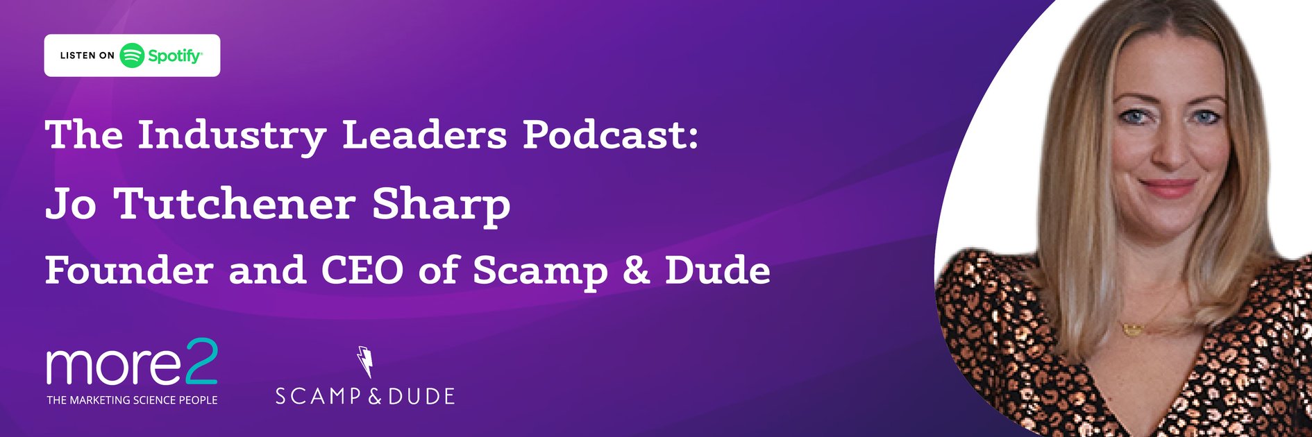 Podcast: Jo Tutchener Sharp, Founder and CEO of Scamp & Dude